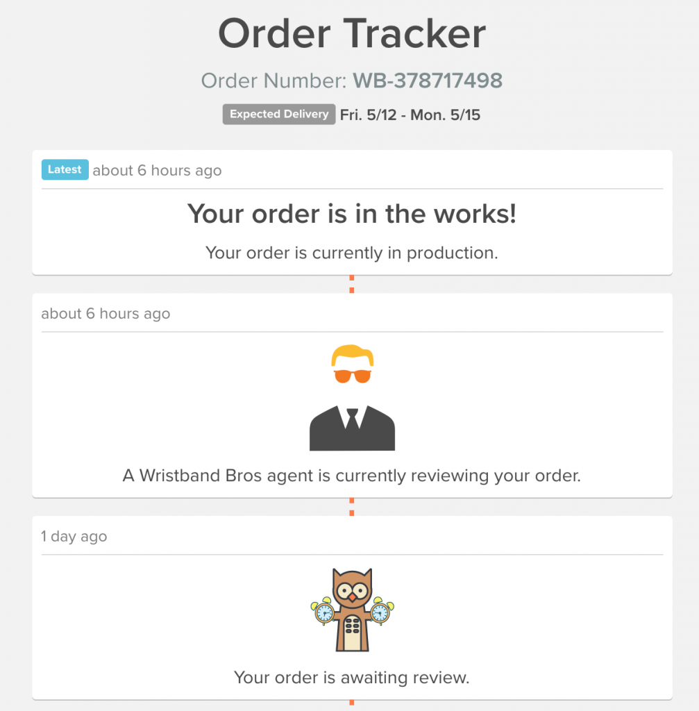 Looking For Information On Your Order? Use Our New Order Tracker!