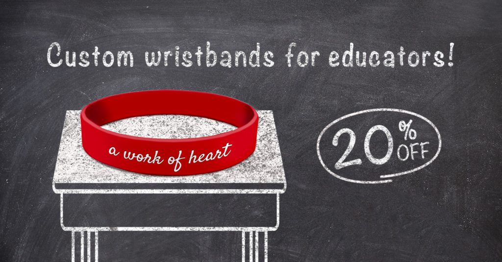 Ordering wristbands for a school? Save 20% today! – The Wristband Blog