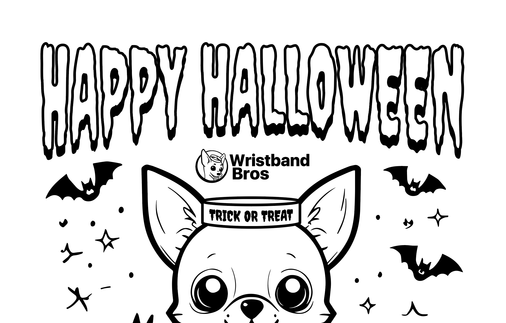 Free Halloween Coloring Sheet – The Wristband Blog